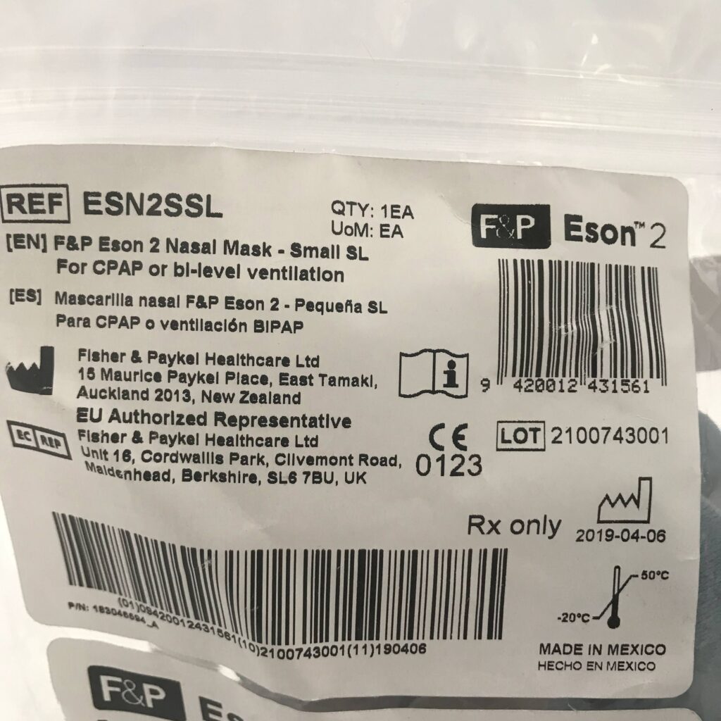 Fisher&Paykel ESN2SSL Eson 2 Nasal Mask, Small - GB TECH USA