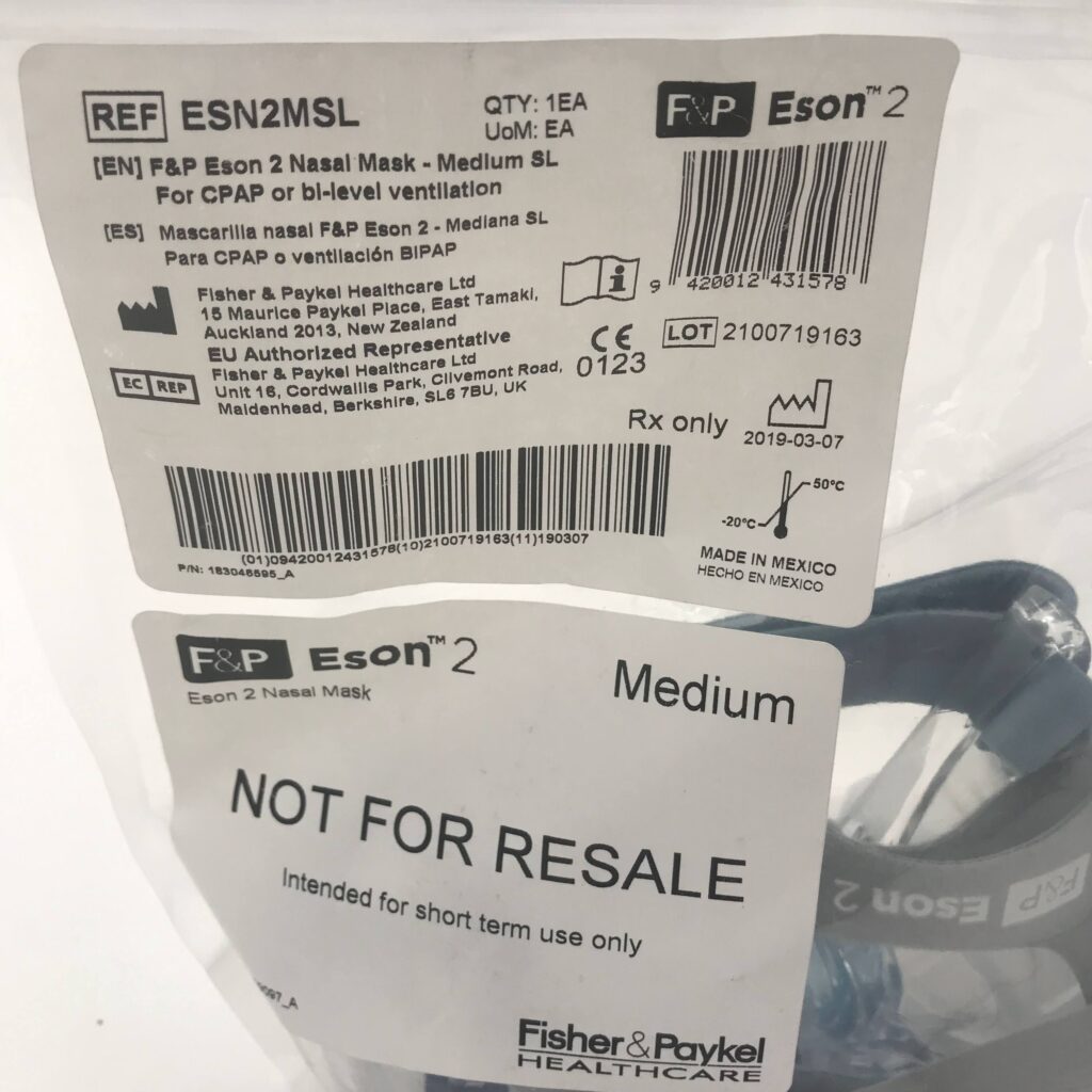 Fisher&Paykel ESN2MSL Eson 2 Nasal Mask, Medium - GB TECH USA