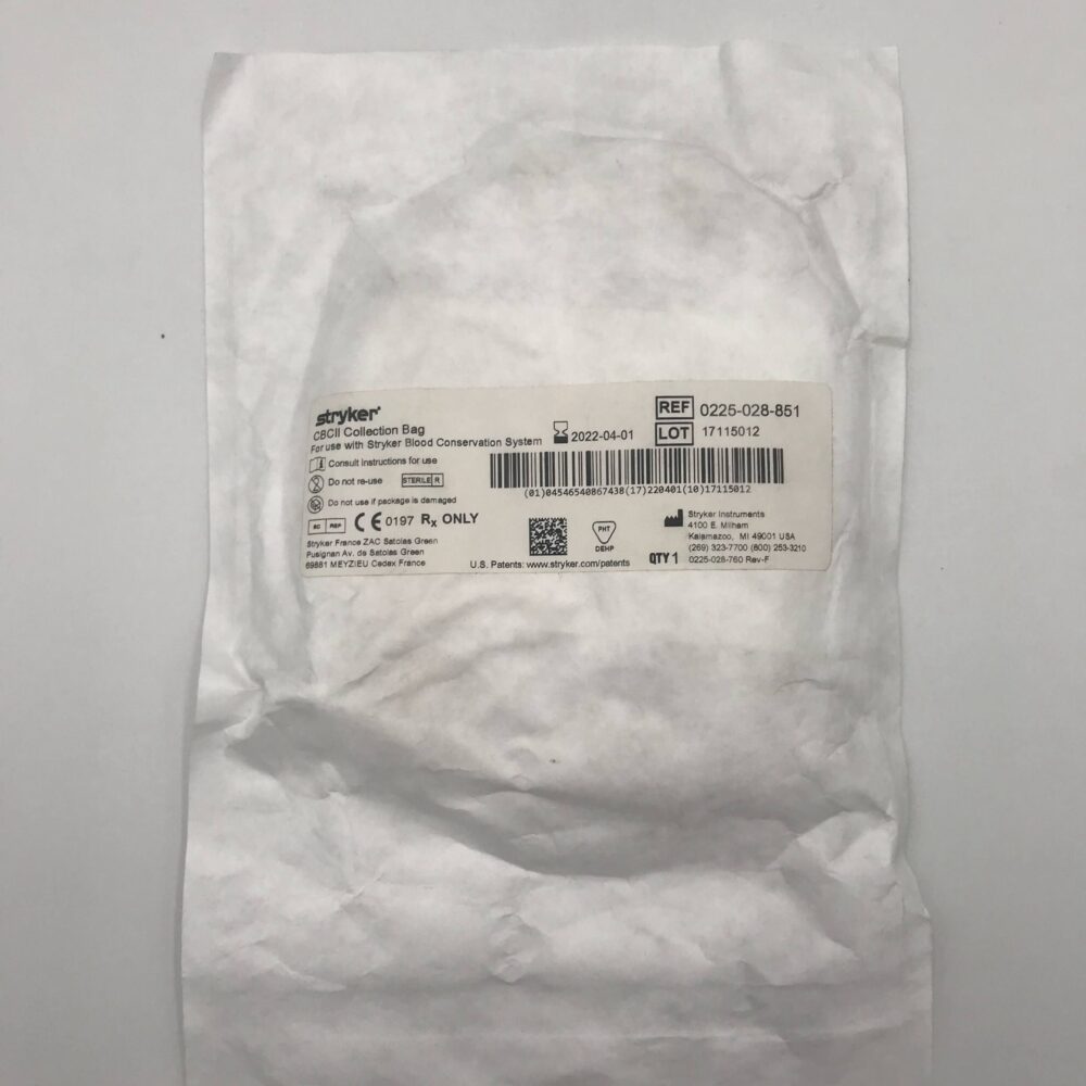 STRYKER 0225-028-851 CBCII Collection Bag (X) - GB TECH USA