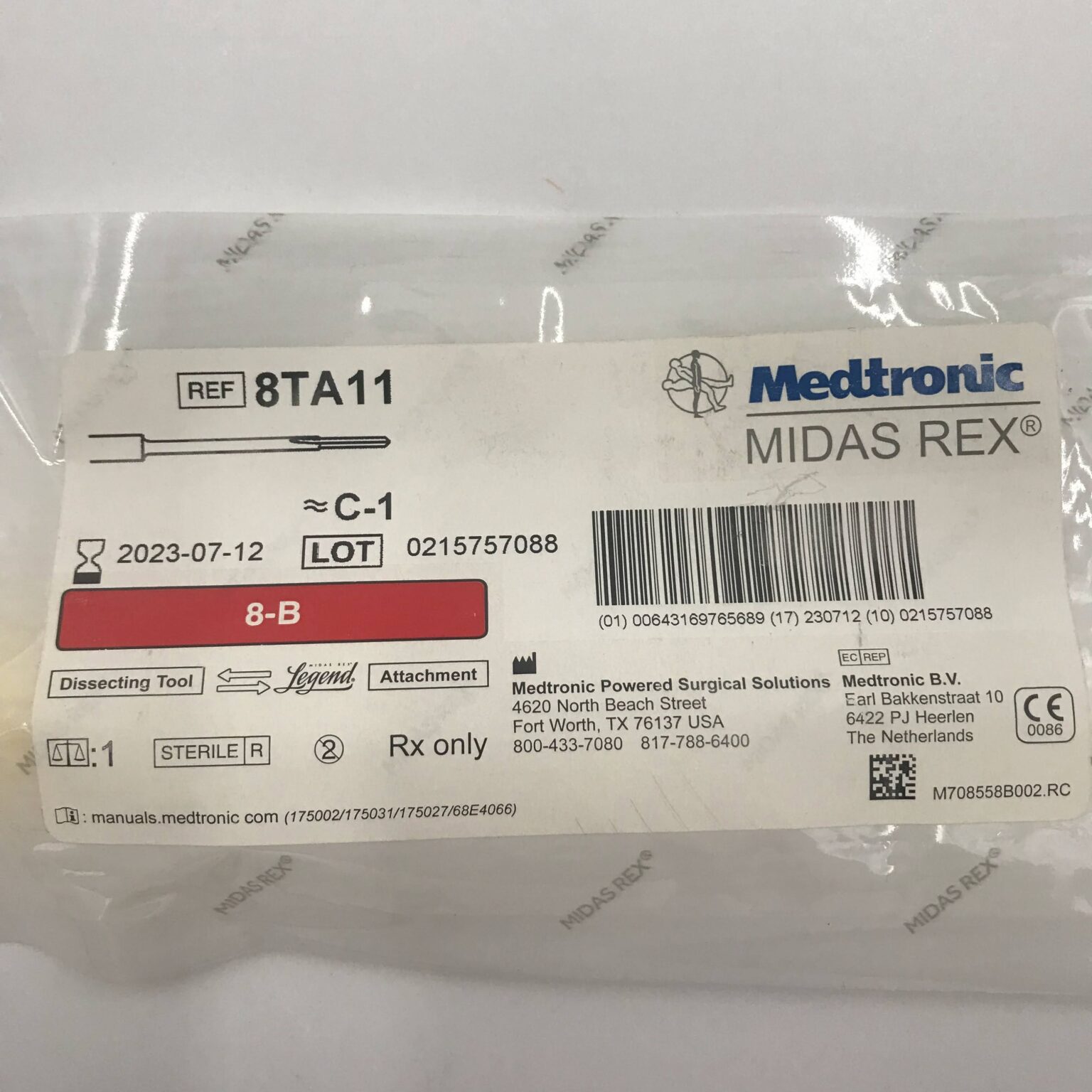 Medtronic 8TA11 Midas Rex Dissecting Tool Attachment – GB TECH USA