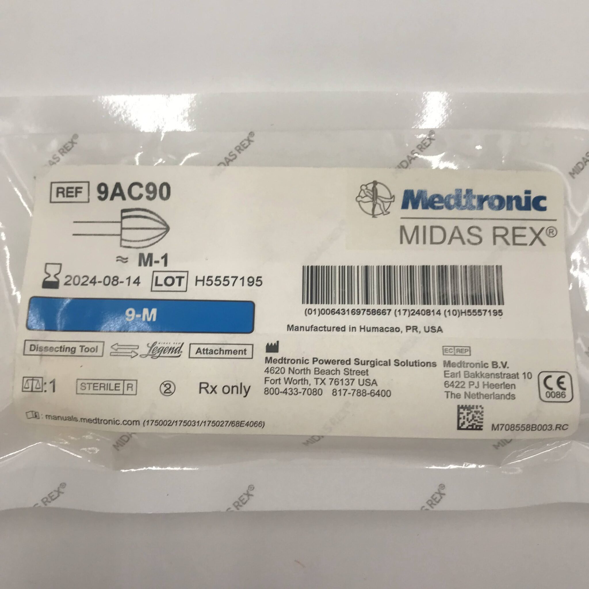 Medtronic 9AC90 Midas Rex Dissecting Tool Attachment – GB TECH USA