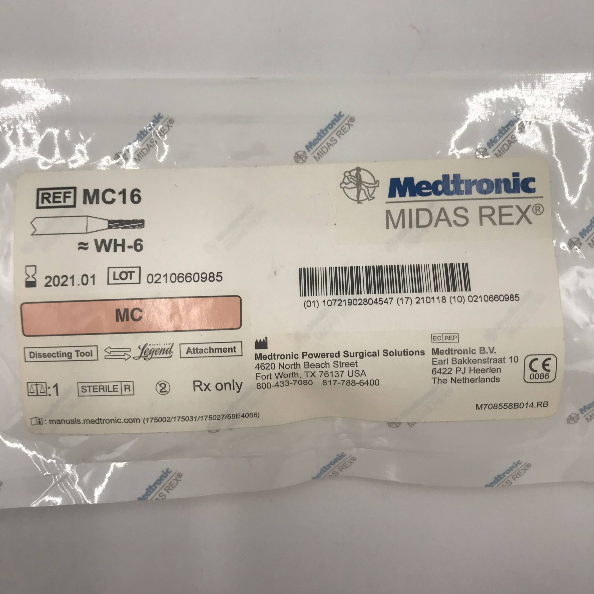 Medtronic MC16 Midas Rex, Dissecting Tool Attachment (x) – GB TECH USA