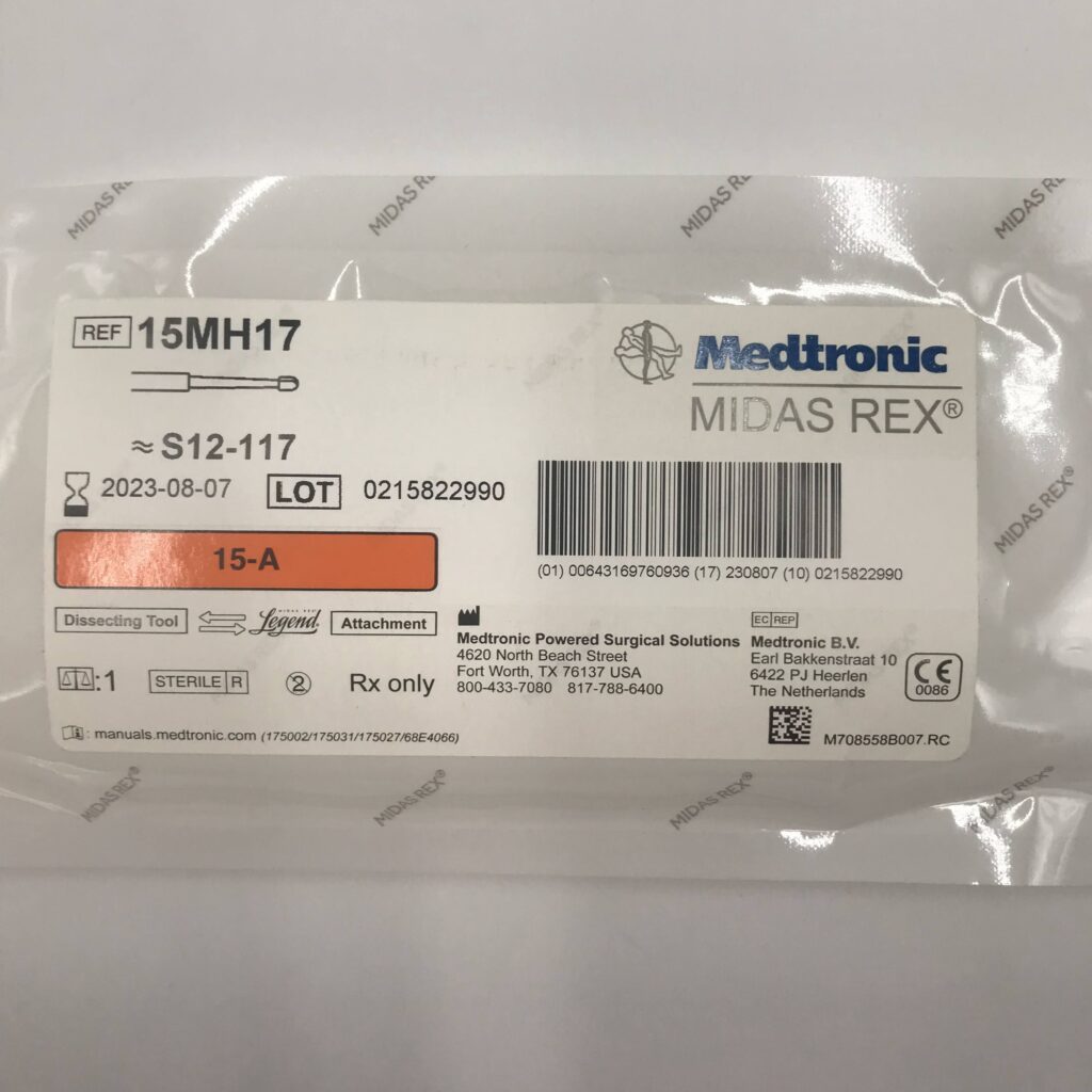 Medtronic 15MH17 Midas Rex, Dissecting Tool Attachment - GB TECH USA