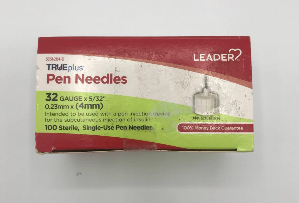 TruePlus 9534 Pen Needles, 32 Gauge x 5/32in (10/Box) (X) – GB TECH USA