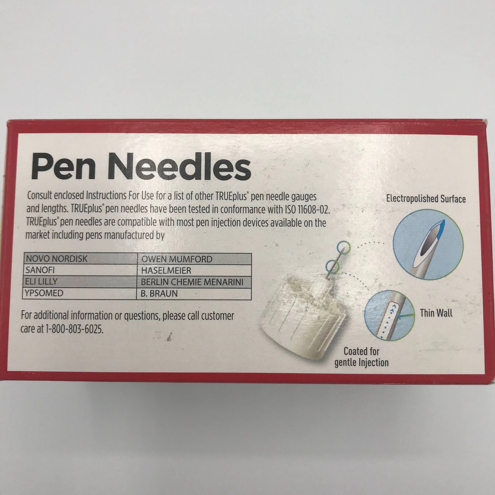 TruePlus 9534 Pen Needles, 32 Gauge x 5/32in (10/Box) (X) – GB TECH USA