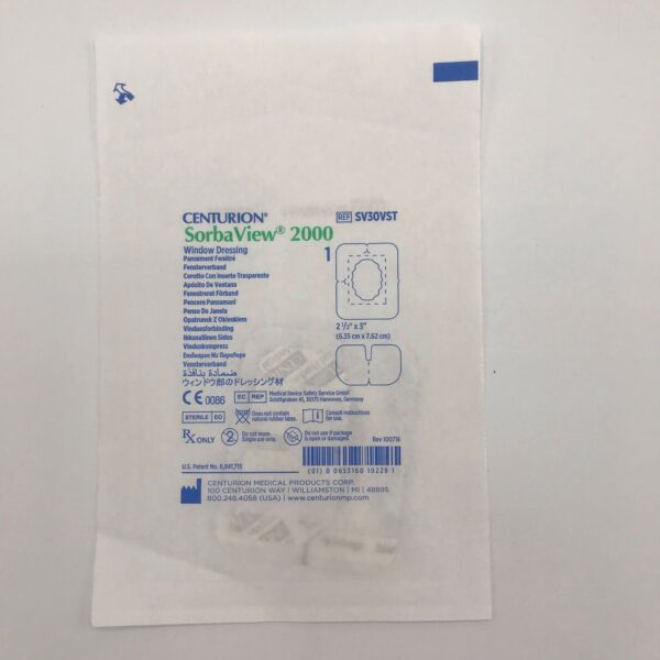 Centurion SV30VST SorbaView 2000, Window Dressing 2 1/2" X 3" - GB TECH USA