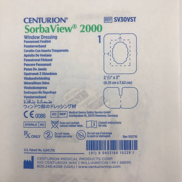 Centurion SV30VST SorbaView 2000, Window Dressing 2 1/2" X 3" - GB TECH USA