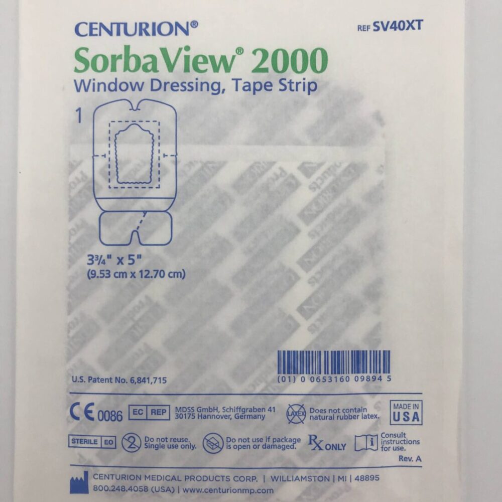Centurion SV40XT SorbaView 2000, Window Dressing, Tape Strip 3-3/4" x 5 ...