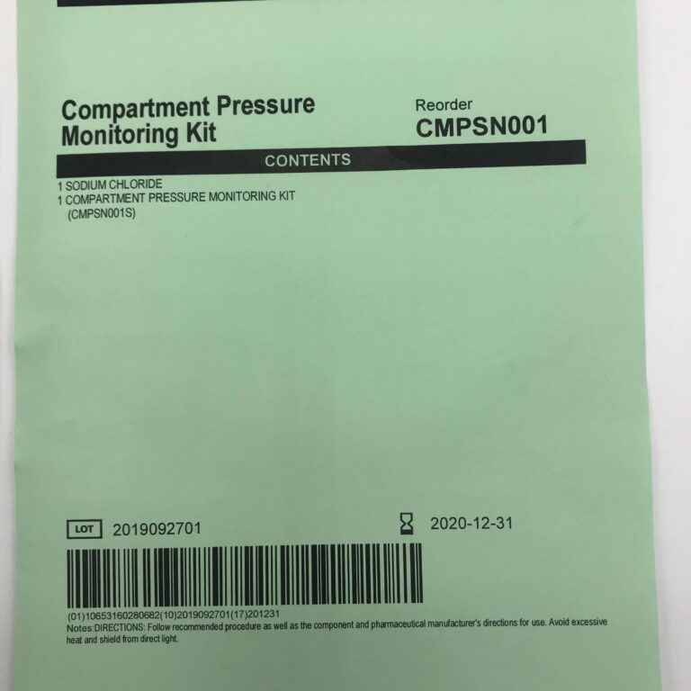 Centurion CMPSN001 Compartment Pressure Monitoring Kit (x) - GB TECH USA