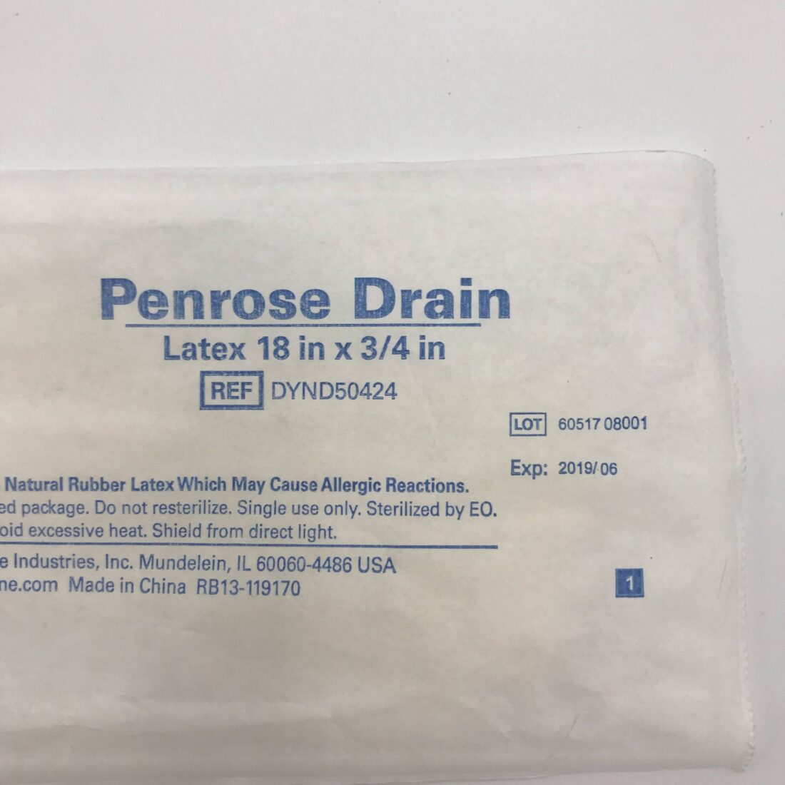 Penrose Drain Dressing