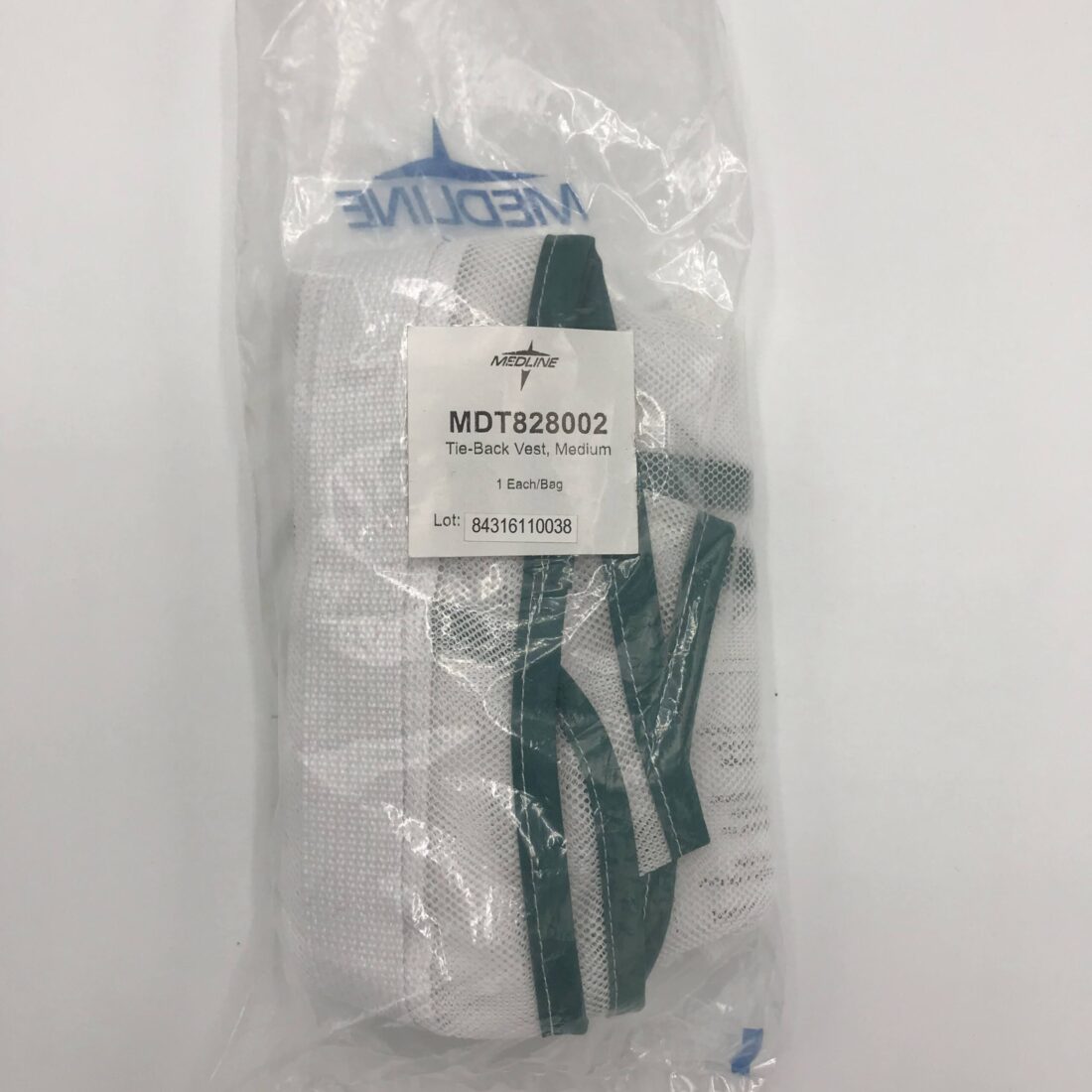 Medline MDT828002 Tie-Back Vest, Medium - GB TECH USA