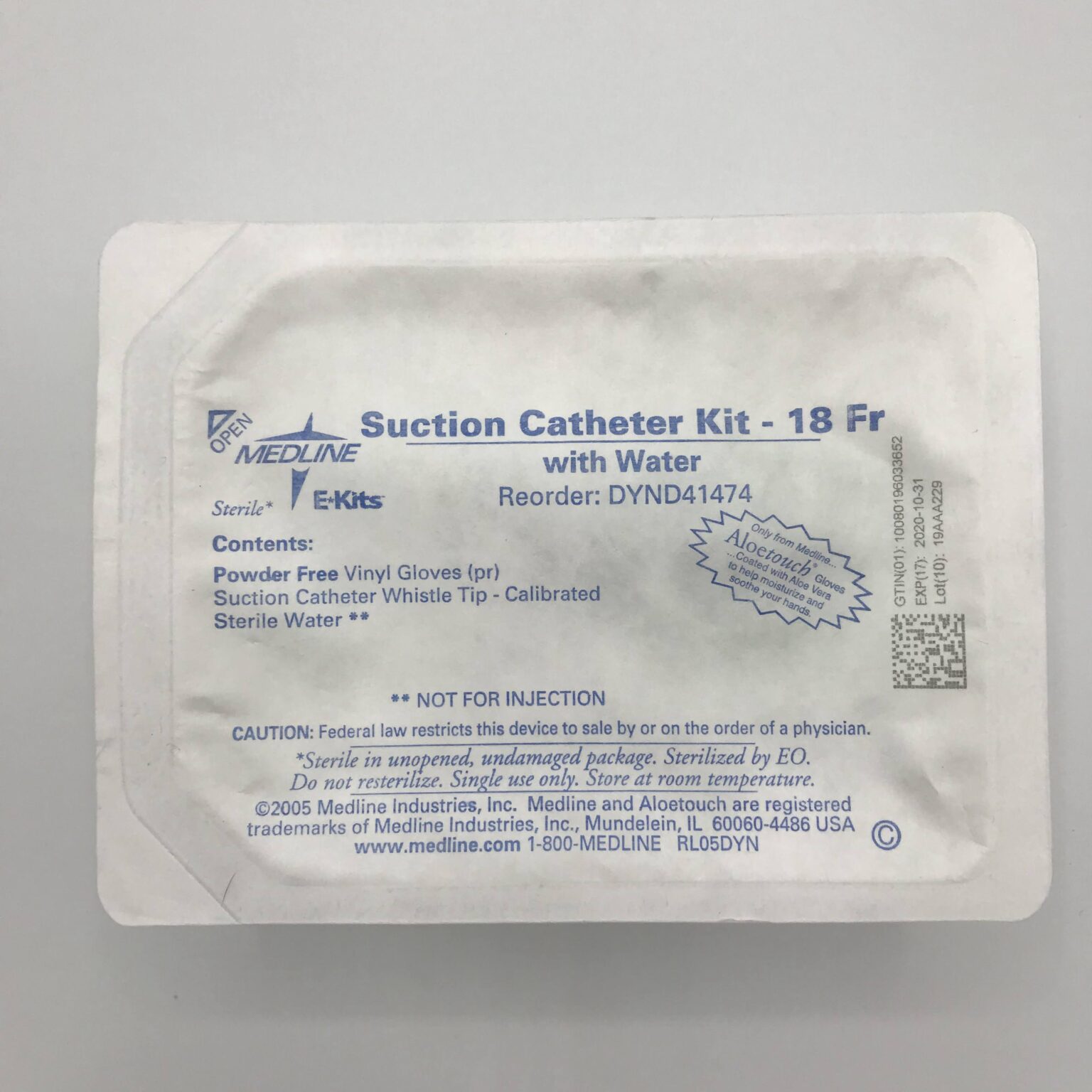 Medline DYND41471 Suction Catheter Kit 12FR w/Water (x) - GB TECH USA
