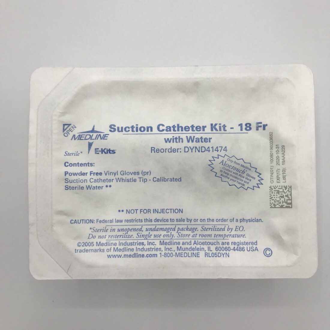 Medline DYND41474 Suction Catheter Kit 15Fr w/Water (x) - GB TECH USA