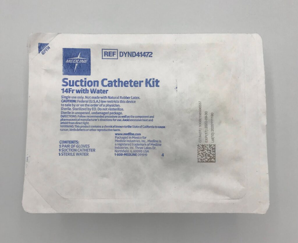 Medline DYND41472 Suction Catheter Kit, 14Fr w/Water - GB TECH USA