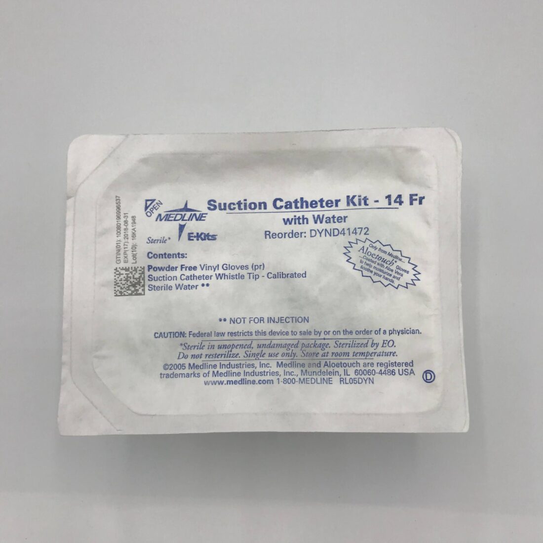 Medline DYND41472 Suction Catheter Kit-14FR w/Water (x) - GB TECH USA