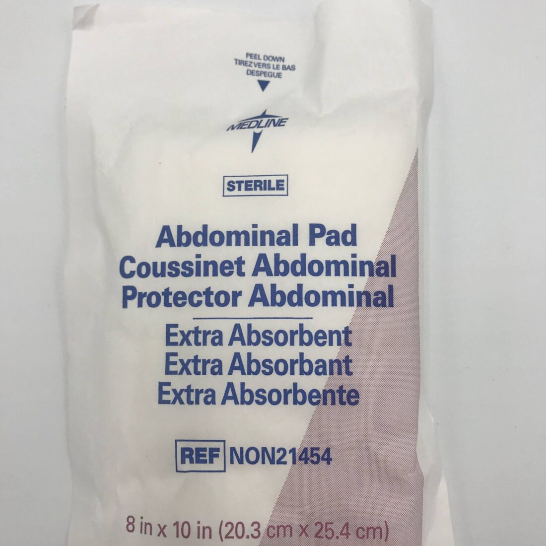Medline NON21454 Abdominal Pad, Extra Absorbent (12/bag) – GB TECH USA