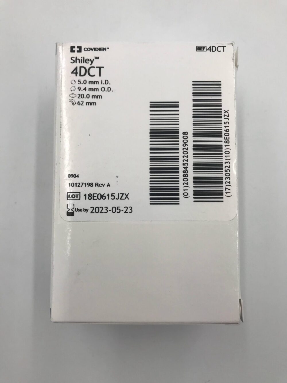 COVIDIEN 4DCT Shiley Tracheostomy Tube Cuffed With Disposable Inner ...