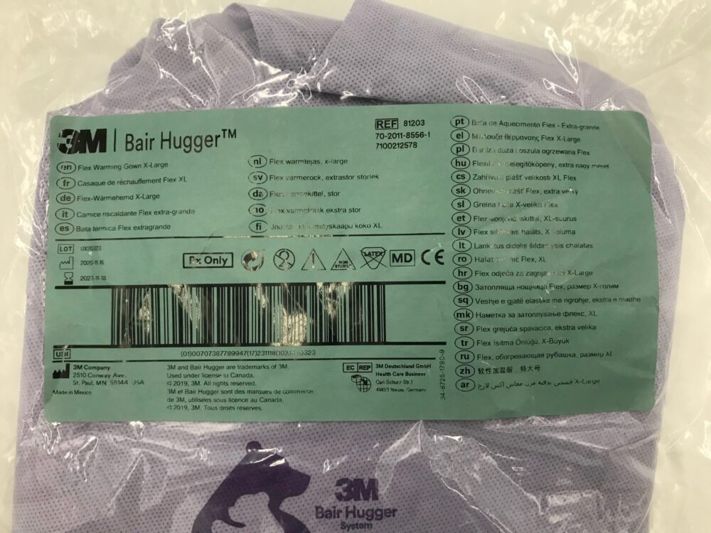 3M 81203 Bair Hugger Flex Warming Gown, X-Large - GB TECH USA