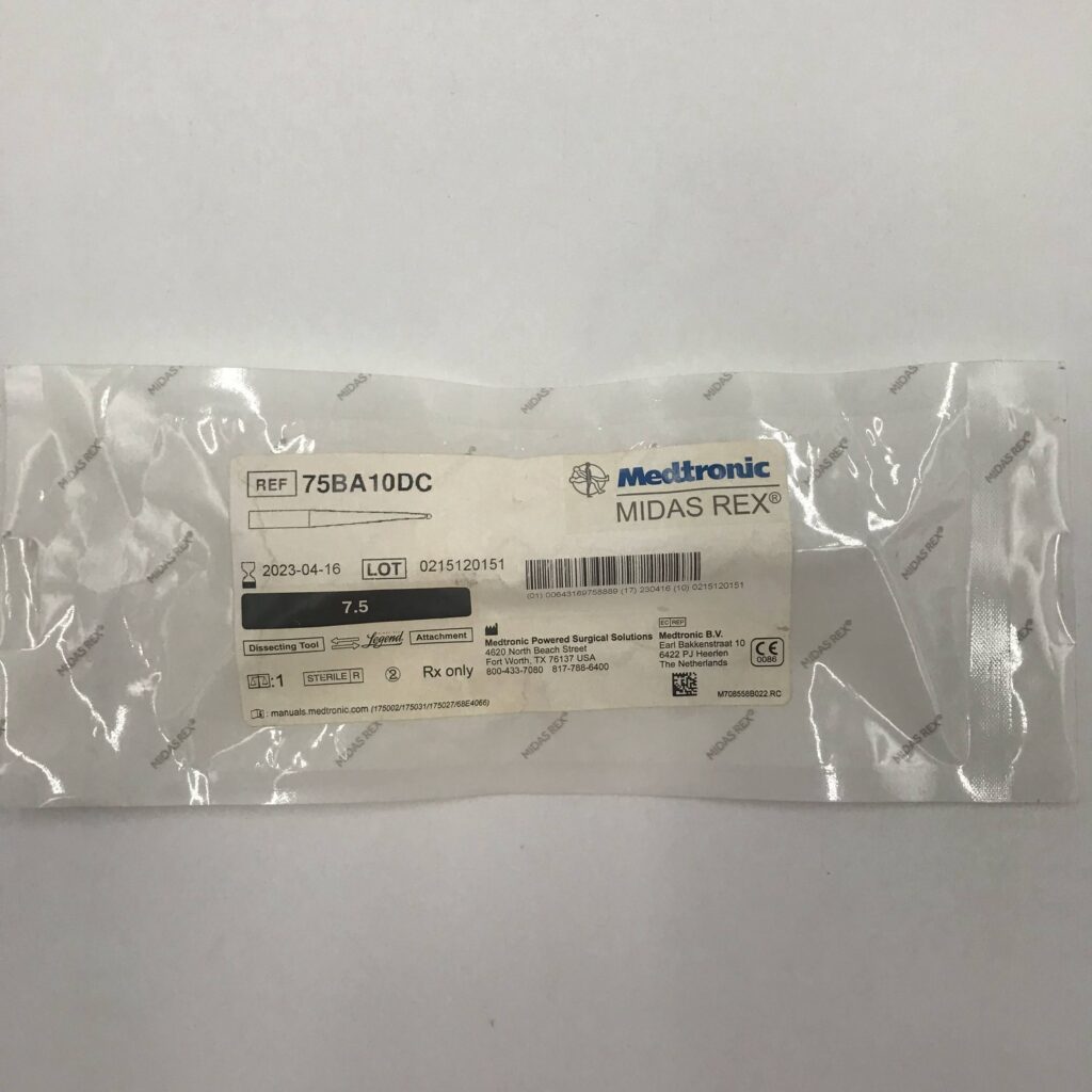 Medtronic 75BA10DC Midas Rex, Dissecting Tool Attachment (7.5) – GB ...