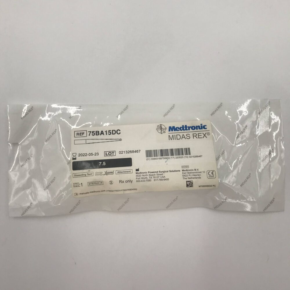 Medtronic 75BA15DC Midas Rex, Dissecting Tool Attachment (7.5) (x) - GB ...