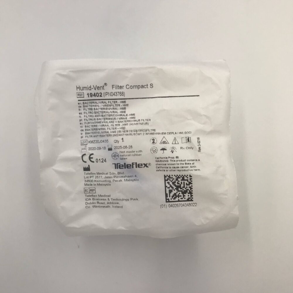 TeleFlex Medical 19402 Humid-Vent, Filiter Compact S – GB TECH USA