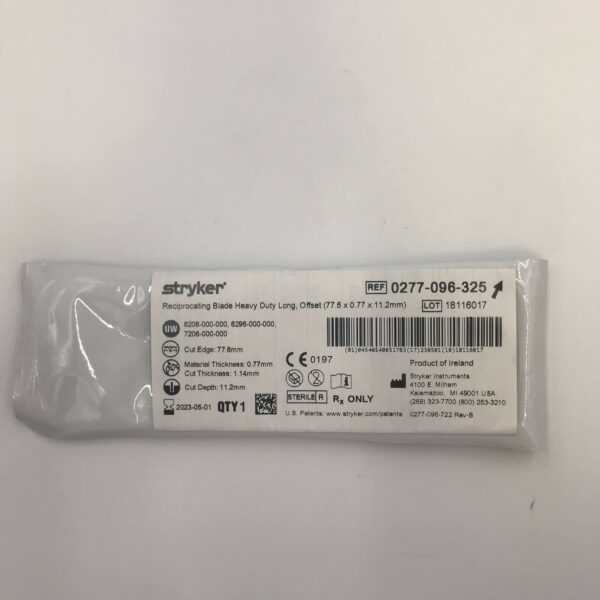 Stryker 0277-096-325 Reciprocationg Blade, Heavy Duty Long, OffSet - GB ...