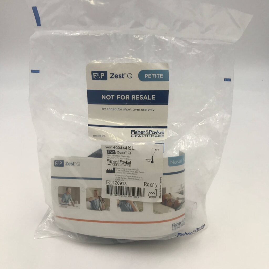 Fisher&Paykel 400444SL Zest Q, Nasal Mask, Petite - GB TECH USA