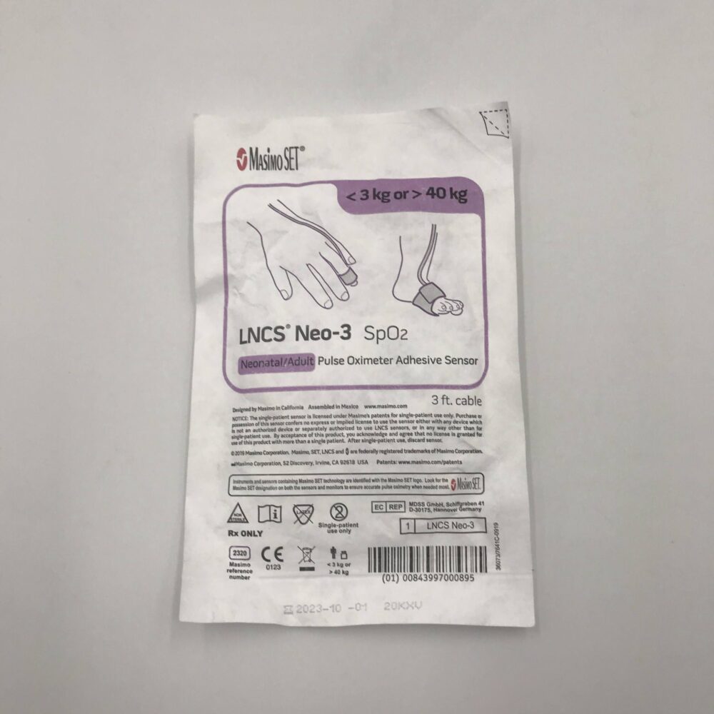 Masimo Set 2320 LNCS Neo-3 SpO2 Neonatal/Adult (3kg-40kg) - GB TECH USA