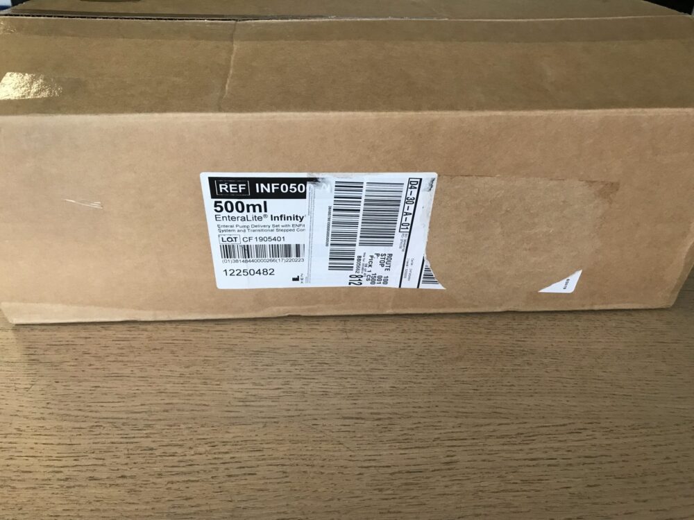 MOOG INF0500-A EnteraLite Infinity Enteral Pump Delivery Set (30/Box ...