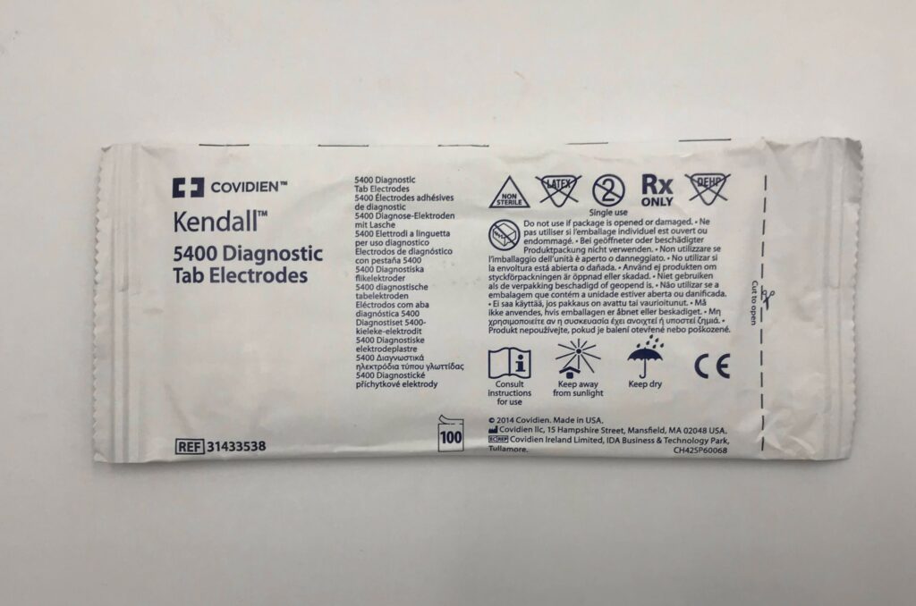 Covidien 31433538 Kendall 5400 Diagnostic Tab Electrodes (x) - GB TECH USA