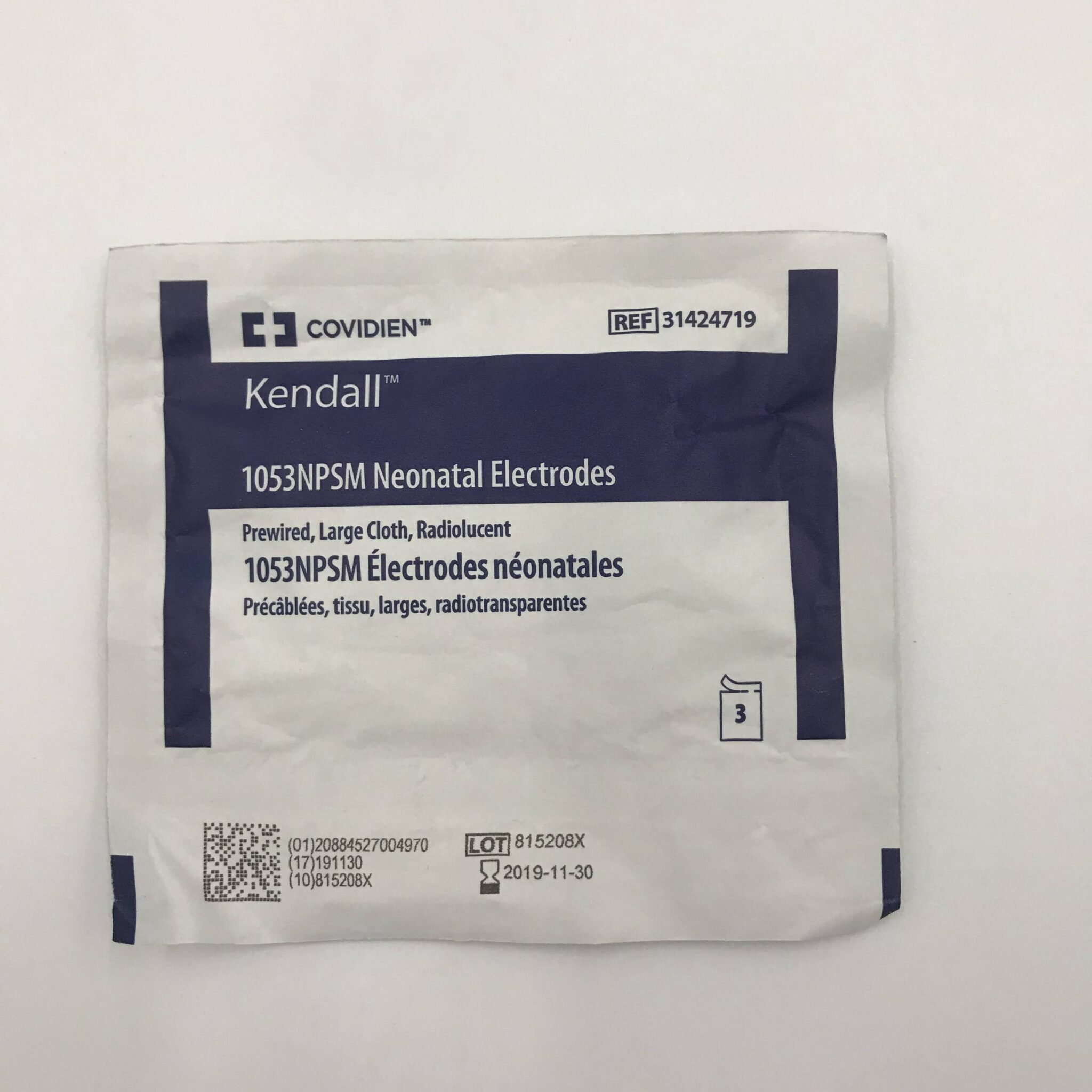COVIDIEN 31424719 Kendall Neonatal Electrodes, Large (3/Pkg)(X) - GB ...