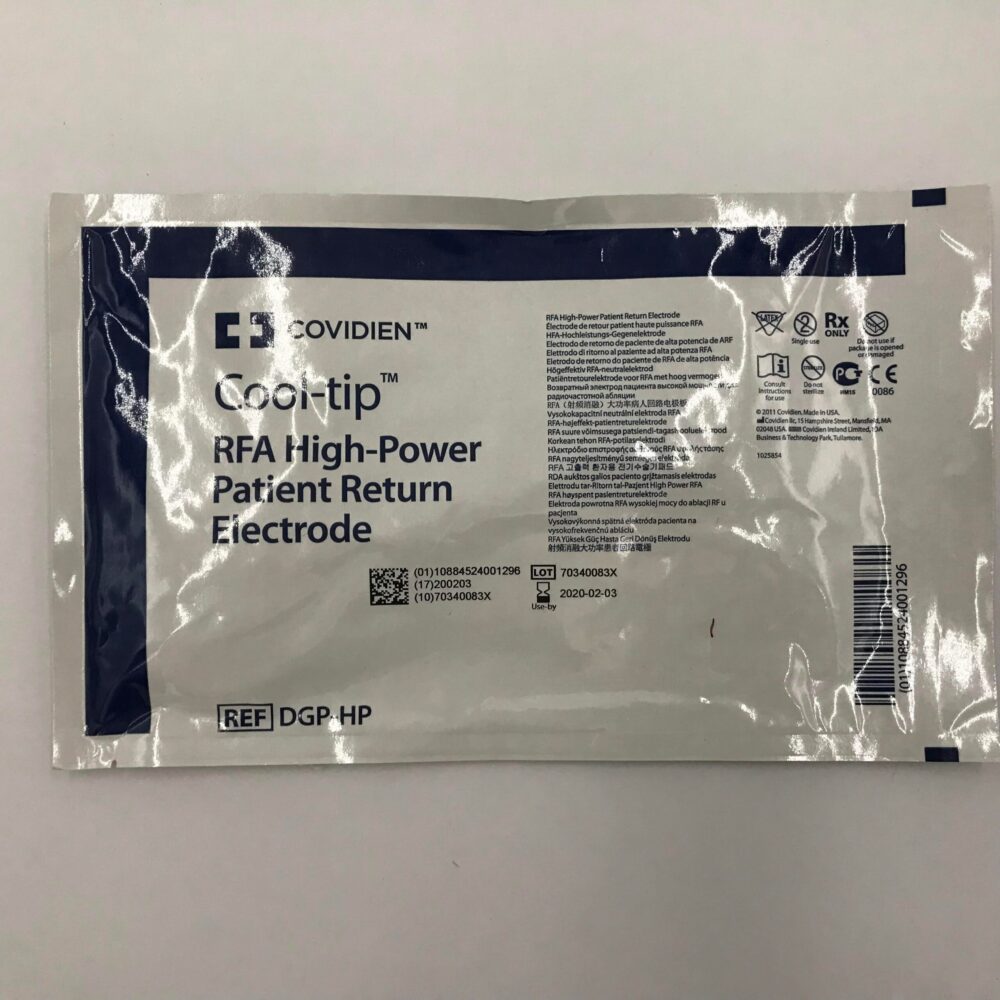 Covidien DGP-HP Cool-Tip RFA High-Power Patient Return Electrode (x ...