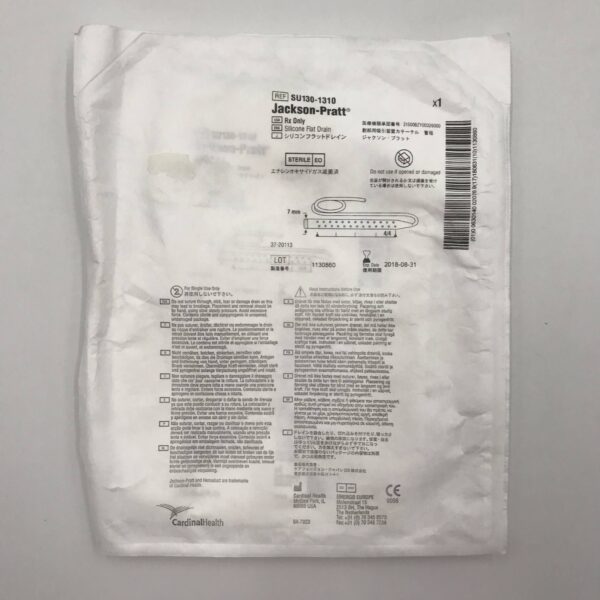 Cardinal Health JP-2228 Jackson-Pratt, Channel Drain Hubless, 15Fr (x ...