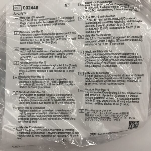 Vyaire 002446 AirLife Misty Max 10 Nebulizer with 7 foot Female u ...