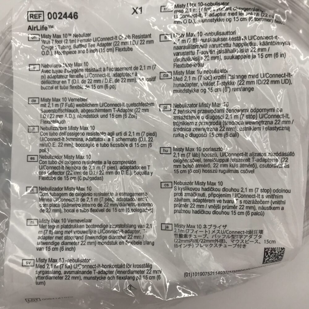 Vyaire 002446 AirLife Misty Max 10 Nebulizer with 7 foot Female u ...