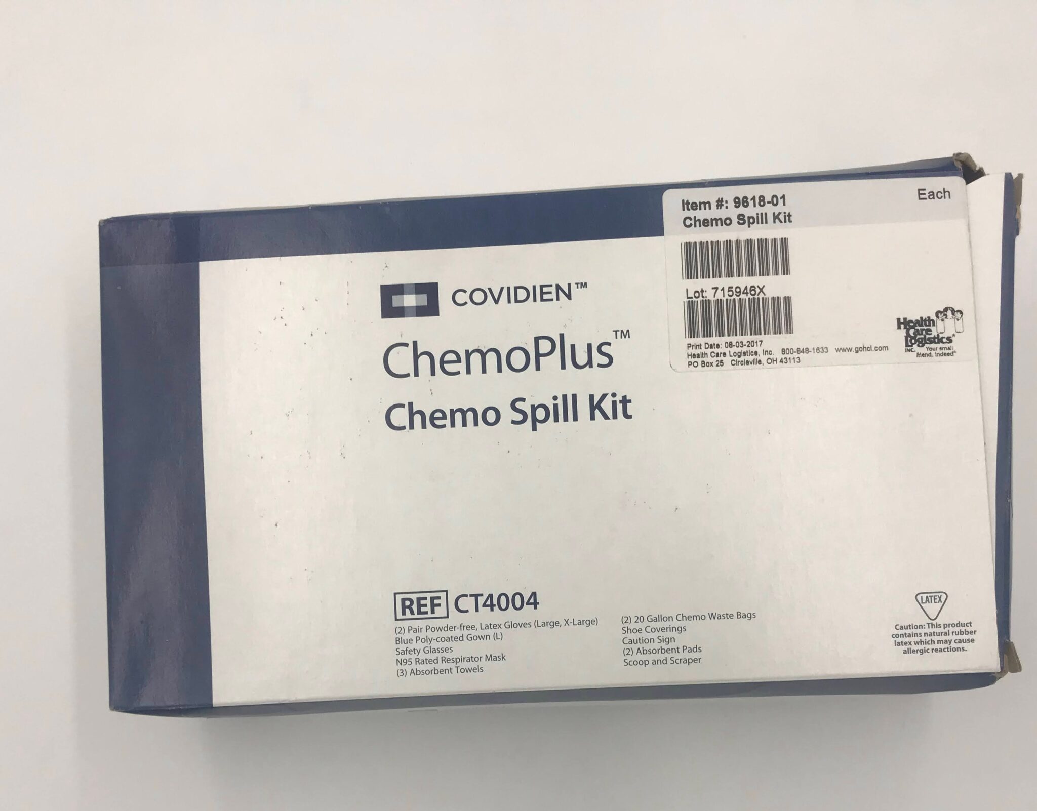 Covidien CT4004 ChemoPlus, Chemo Spill Kit – GB TECH USA