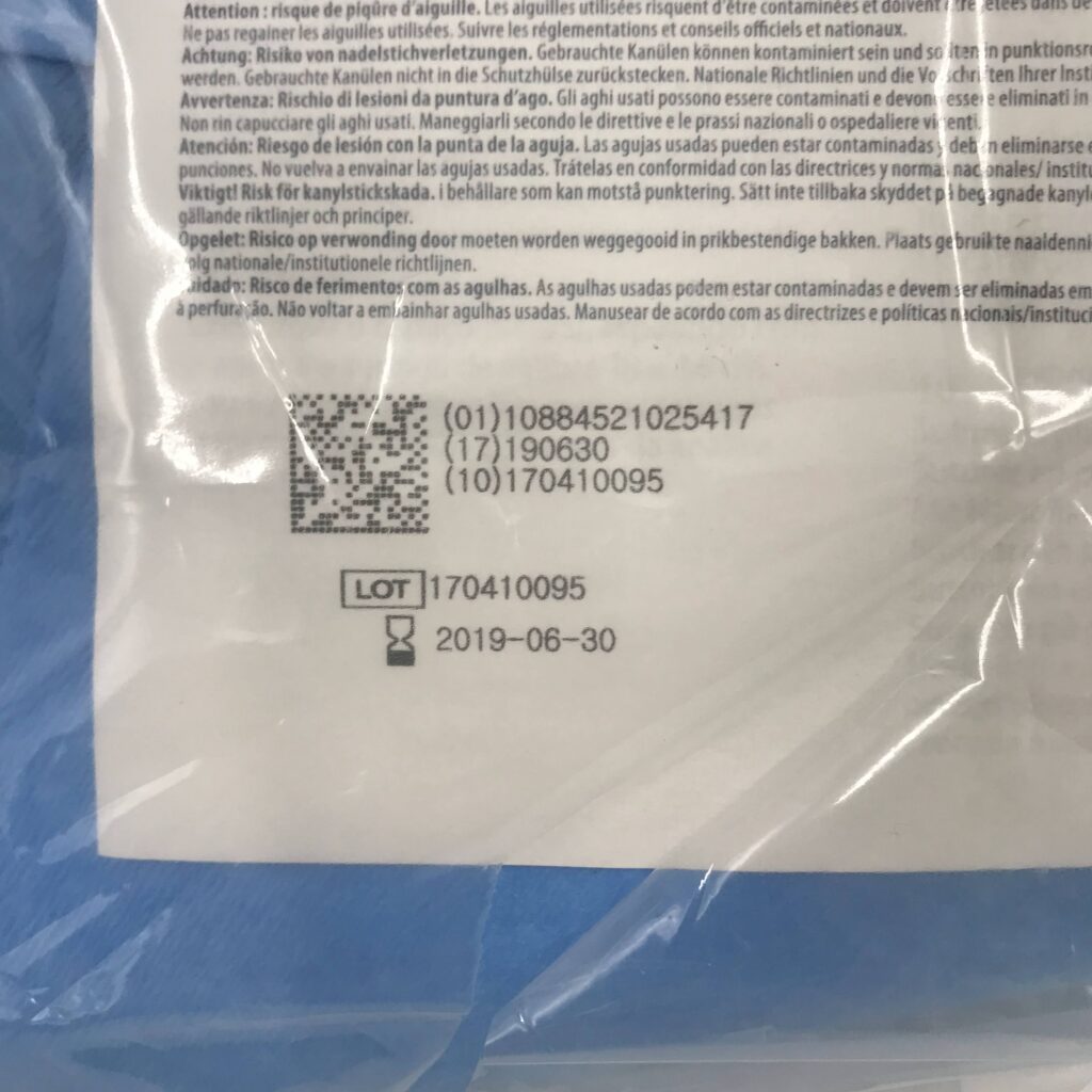 Covidien 8888565036 Argyle Trocar Catheter Kit 20Fr (Open Package) (x ...
