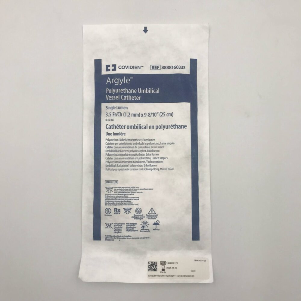 Covidien 8888160333 Argyle Polyurethane Umbilical Vessel Catheter, 3 ...