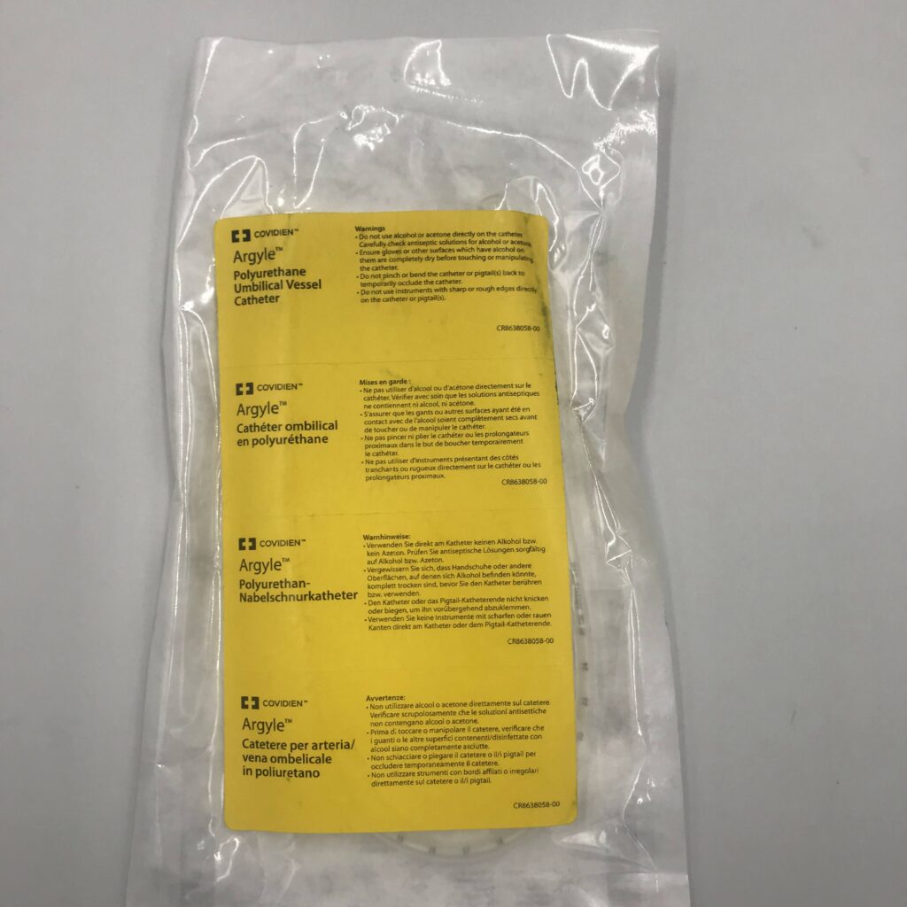 Covidien 8888160341 Argyle Polyurethane Umbilical Vessel Catheter, 5Fr ...