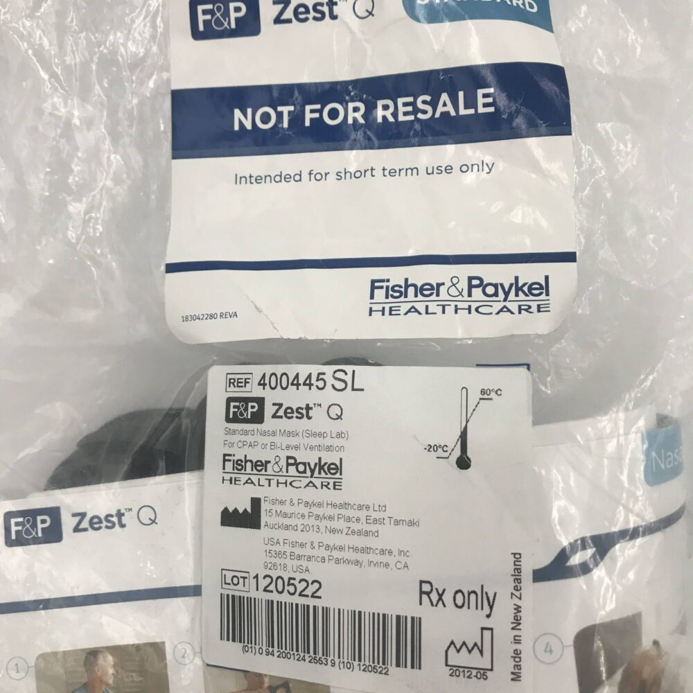 Fisher&Paykel 400445SL Zest Q Nasal Mask, Standard - GB TECH USA