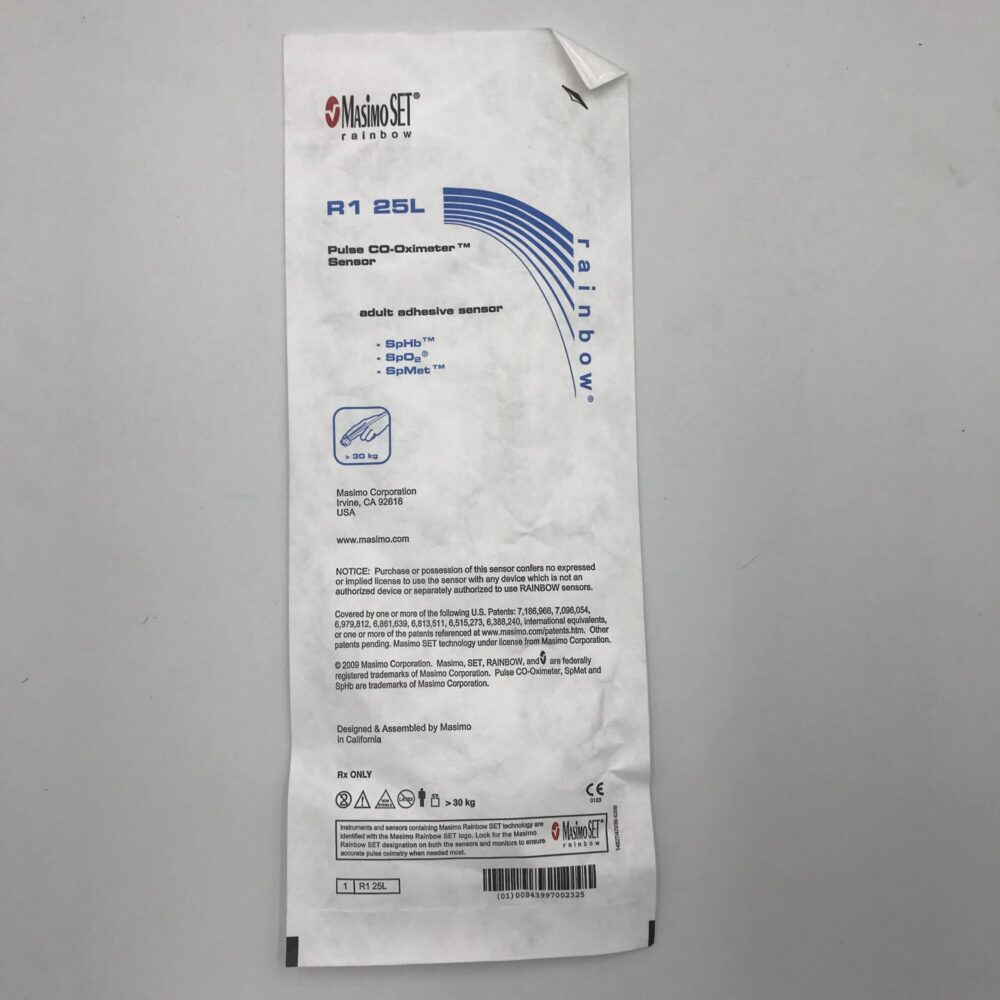 Masimo R1 25L Rainbow Adult Adhesive Sensor – GB TECH USA