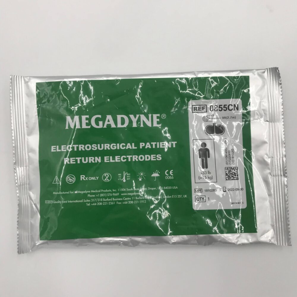 Megadyne 0855CN Electrosurgical Patient, Return Electrodes, 9Ft - GB ...