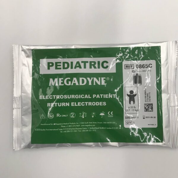 MEGADYNE 0865C Pediatric Return Electrodes, 9Ft (X) – GB TECH USA