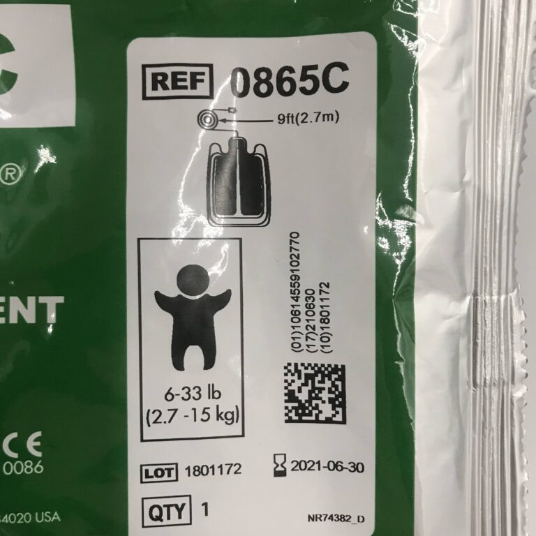 MEGADYNE 0865C Pediatric Return Electrodes, 9Ft (X) – GB TECH USA