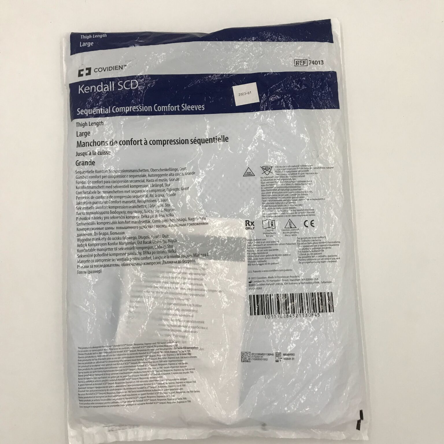 Covidien 74013 Kendall SCD Sequential Compression Comfort Sleeves, L ...