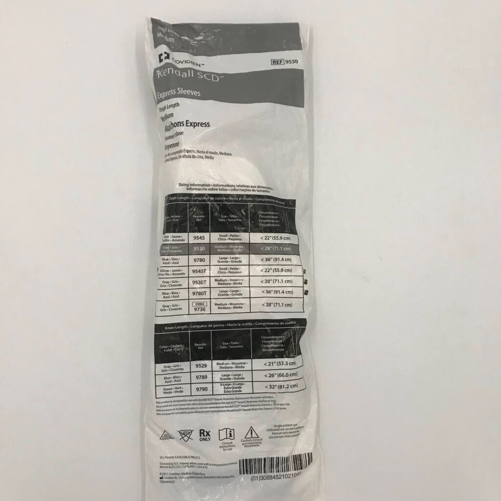 Covidien 9530 Kendall SCD Express Sleeves, Thigh Length Medium (x) – GB ...