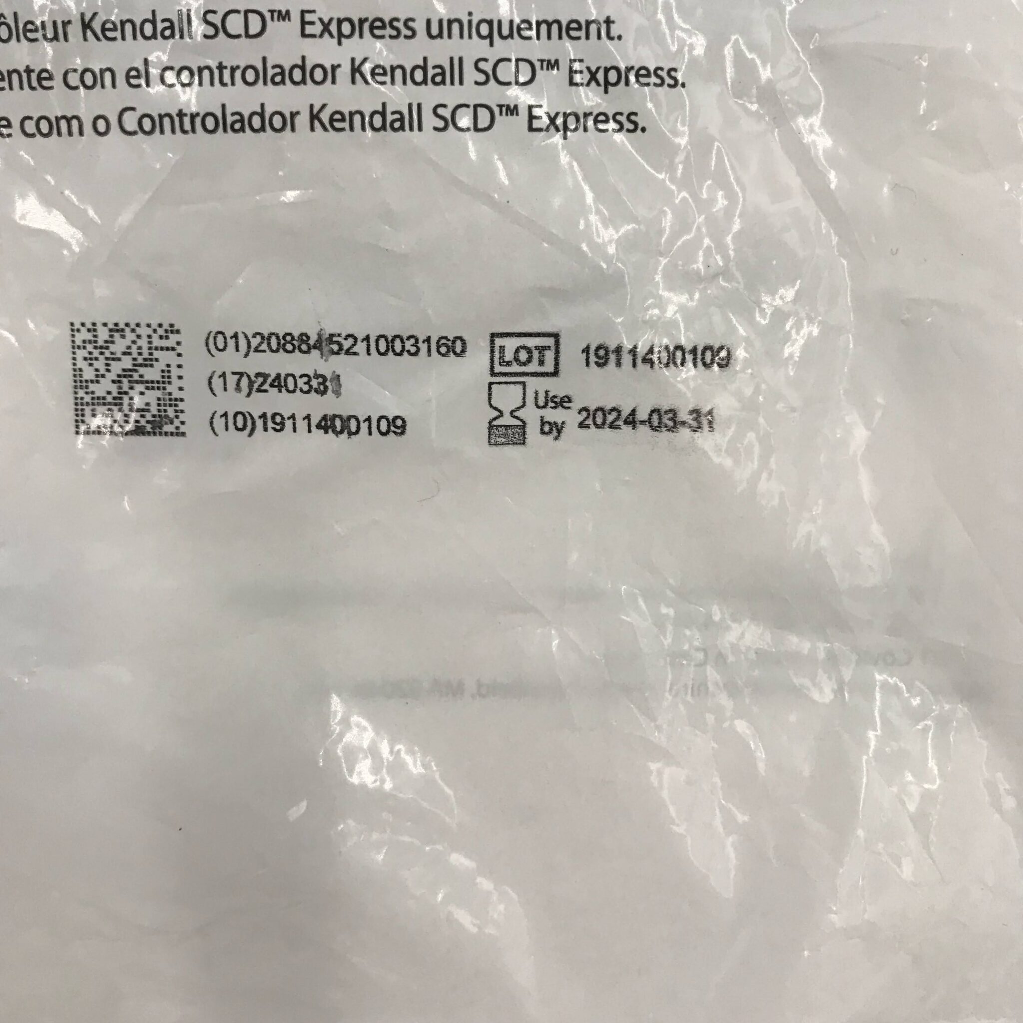 Covidien 5898 Kendall SCD, Express Foot Cuff, Large - GB TECH USA