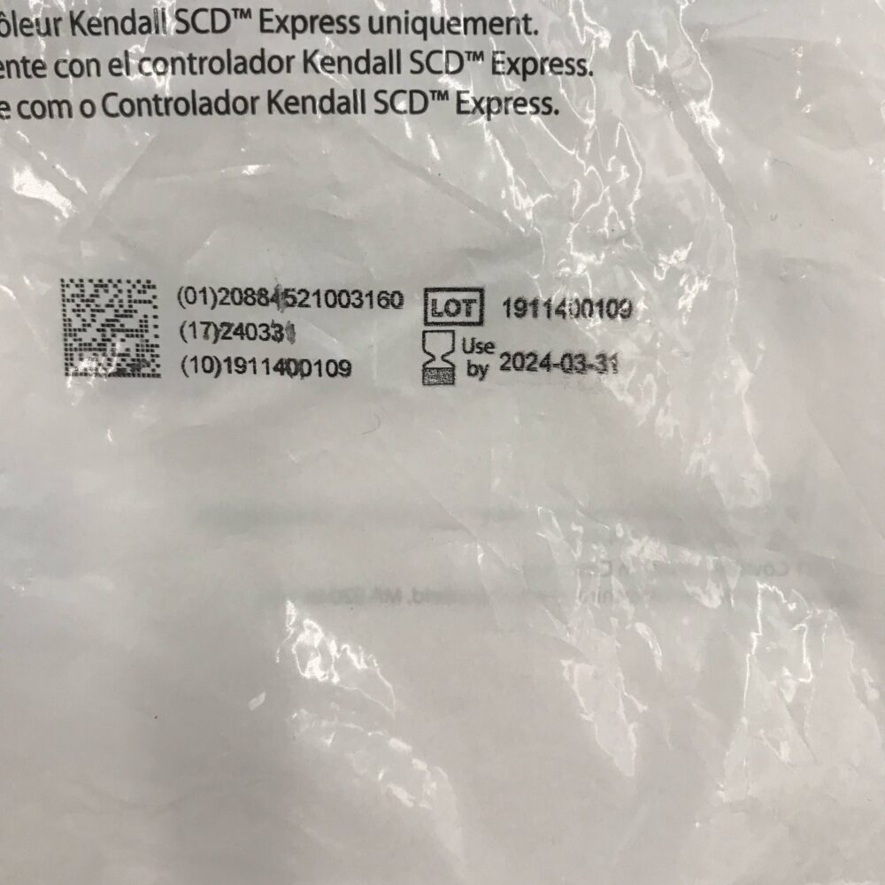 Covidien 5898 Kendall SCD, Express Foot Cuff, Large - GB TECH USA