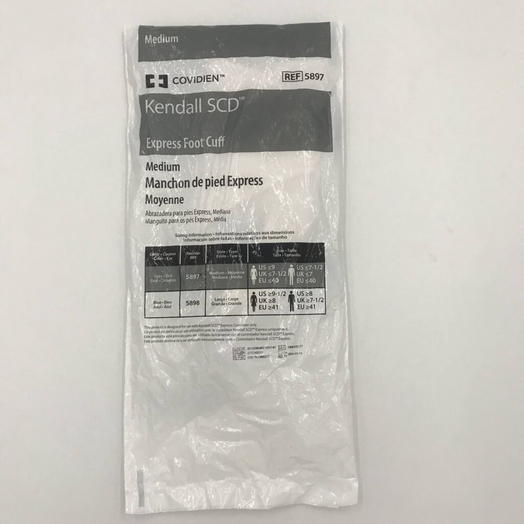 Covidien 5897 Kendall SCD, Express Foot Cuff, M – GB TECH USA
