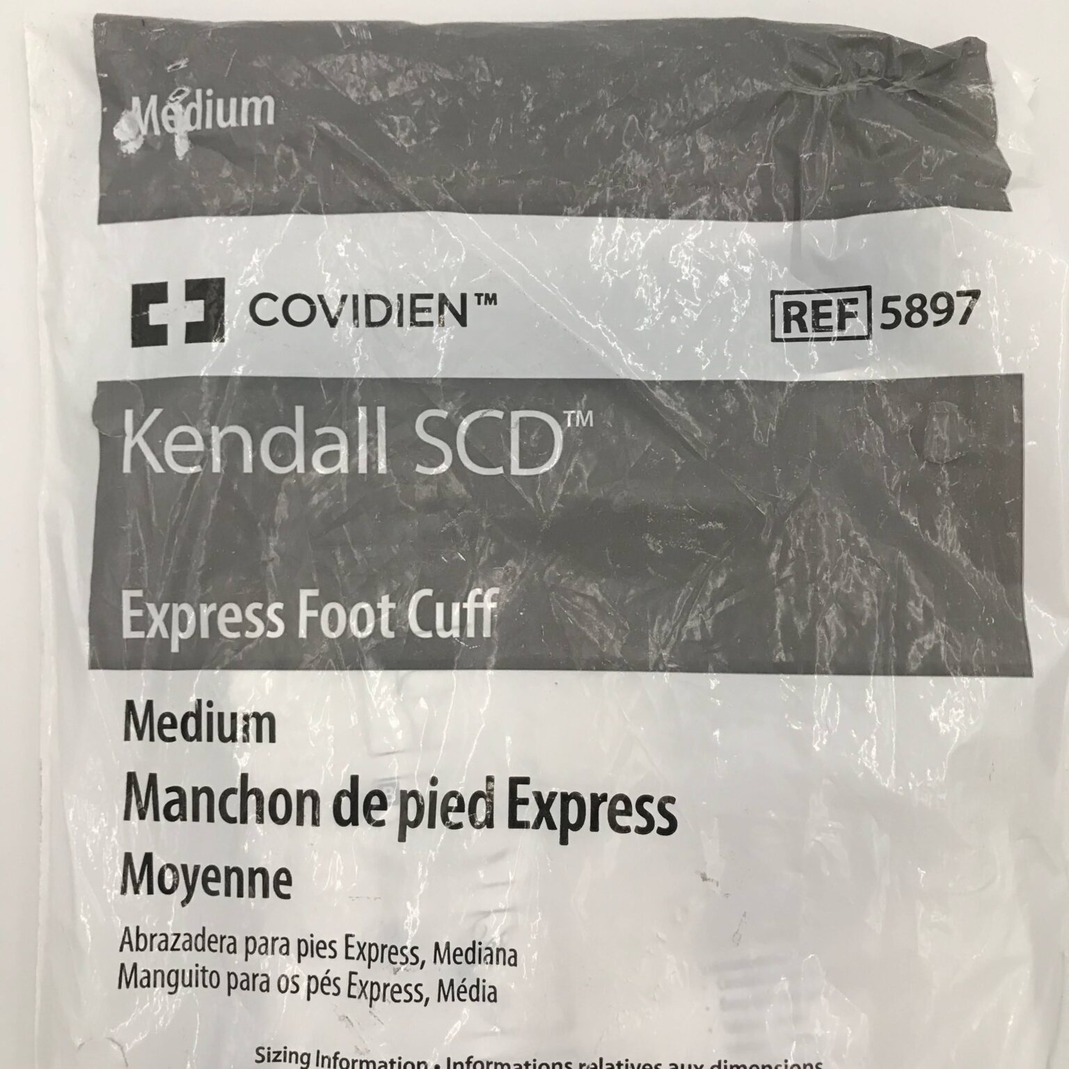 Covidien 5897 Kendall SCD, Express Foot Cuff, M (x) - GB TECH USA